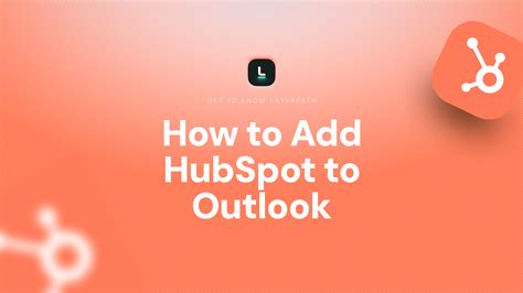 How To Add Hubspot To Outlook