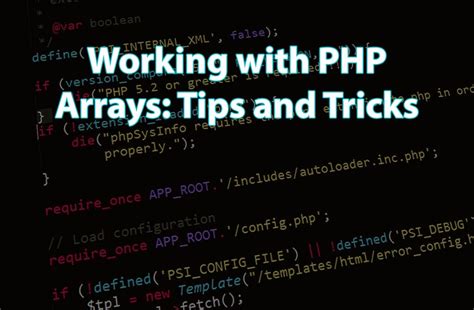 Working With Php Arrays Tips And Tricks Athenalinks