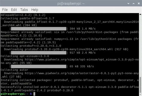 Install PaddlePaddle On Raspberry Pi 4 Q Engineering