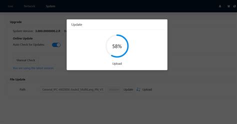 Instructions For Update Firmware On Ip Cameras With Interface 50 Dahua