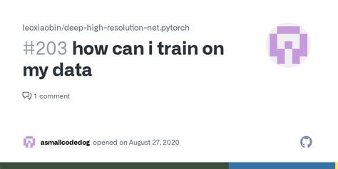 how can i train on my data · issue 203 · leoxiaobin deep high