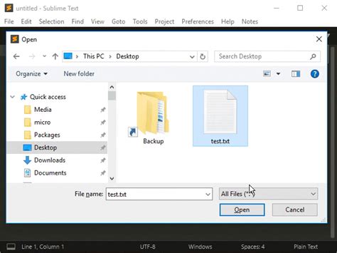 Blank File Opened After Renaming File In Open Dialog Technical Support Sublime Forum