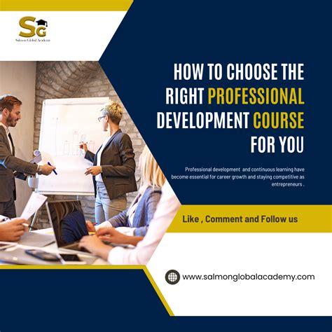 Choosing The Right Professional Development Course Salmon Global Academy