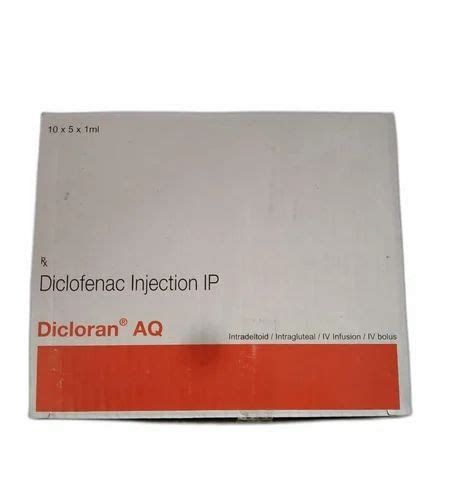Dicloran Aq Injection Packaging Size 10x5x1 Ml At ₹ 3 86 Unit In Ahmedabad