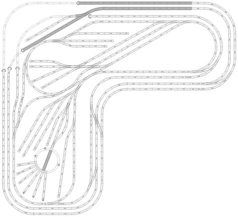 Large Model Train Layouts And Track Plans In Ho Scale Various Projects Designed With Scarm