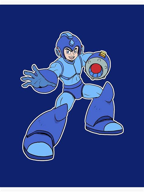 Ruby Spears Mega Man Art Board Print For Sale By Iandimas Redbubble