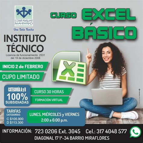 El Instituto Técnico De Comfamiliar De Nariño Facebook