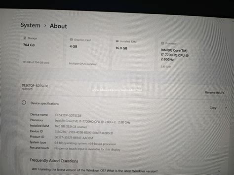 Gaming Laptop Asus Intel Core I7 7700hq Cpu 2 80ghz Ram 16g Storage 512g Ssd 256g Gtx 1050 4g