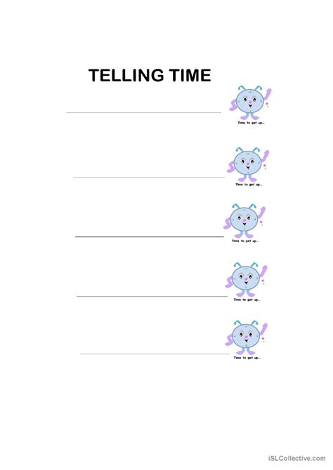 Telling Time English Esl Worksheets Pdf And Doc