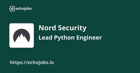 Nord Security Is Hiring Lead Python Engineer Spark Python Machine