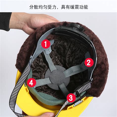 冬季棉安全帽建筑棉帽衬防寒保暖加绒内胆加厚可拆卸棉头套棉内衬虎窝淘