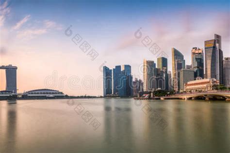 新加坡城市天际线全景图 包图企业站