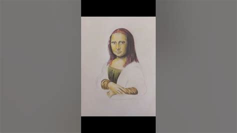 I Tried To Draw The Monna Lisa 😅 Youtube