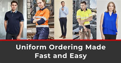 Uniform Ordering Made Fast And Easy Red Roo Australia