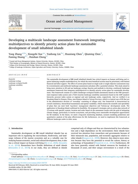 Pdf Developing A Multiscale Landscape Assessment Framework