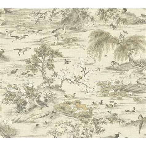 Millwood Pines Berumen 27 L X 27 W Toile Wallpaper Roll Wayfair