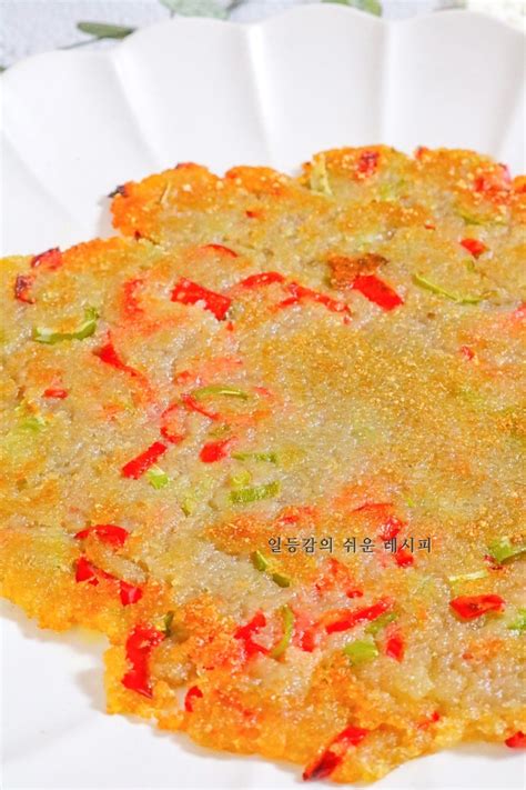 바삭한 감자전 감자부침개 만들기 백종원 감자전 반죽 간장 소스 레시피 네이버 블로그