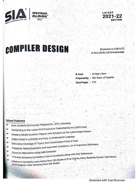 Compiler Design All In One 3 1 Compressed Pdf