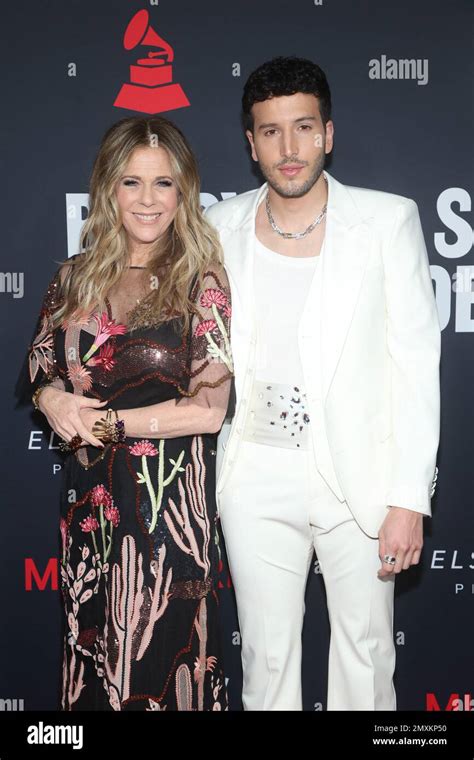Los Angeles Ca Rd Feb Rita Wilson And Sebastin Yatra At The Musicares Persons Of
