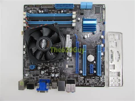 Asus P7H55-M/CM5675/DP MB REV 1.04G Motherboard + i5-650 3.2GHz CPU ...