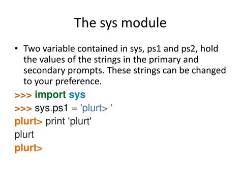 Ppt Pythons Modules Powerpoint Presentation Free Download Id6619246
