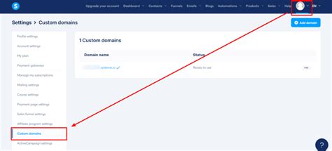 custom domain connect one in 2025