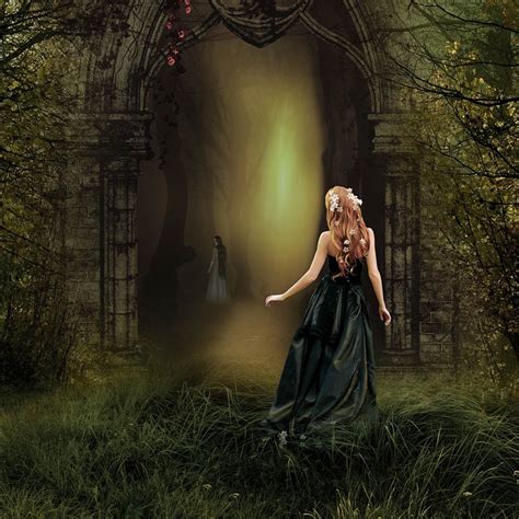 Download Girl Forest Fantasy Royalty Free Stock Illustration Image Pixabay