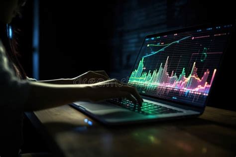 Analyst Working With Computer In Business Management System To Make