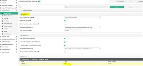 Technical Tip Ems Does Not Display The Ssl Vpn S Fortinet Community