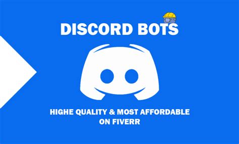 Create A Personalised Discord Bot For You By Tomasjaggard Fiverr