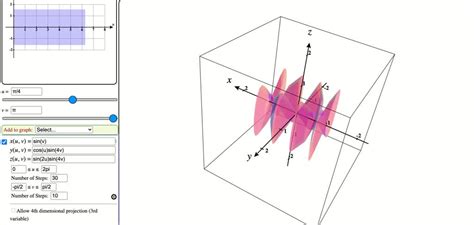 Solveduse A Computer To Graph The Parametric Surface Get A Printout