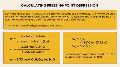 Freezing Point Depression Equation