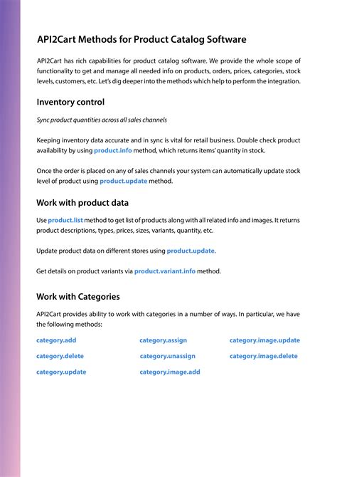 Product Catalog Software Api Integration Api2cart Unified Shopping Cart Data Interface