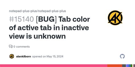 Bug Tab Color Of Active Tab In Inactive View Is Unknown · Issue