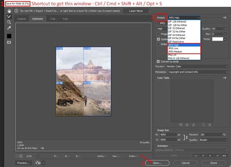 How To Export Slice In Photoshop Web PNG Files