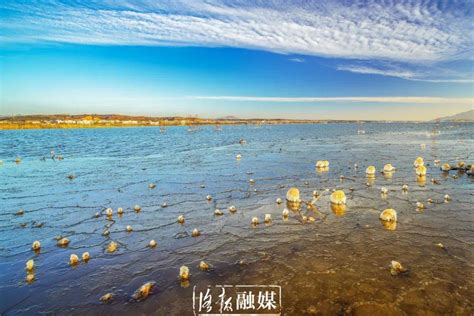 关注美呆了嵩县陆浑水库出现冰封水面奇景 搜狐大视野 搜狐新闻