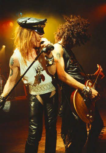 Axl And Slash Late 1980s R Oldschoolcool