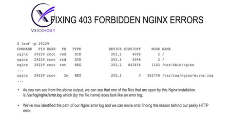 Fixing 403 Forbidden Nginx Errors Ppt