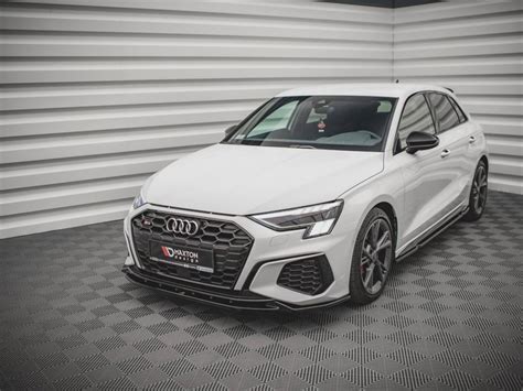 Front Splitter V 2 Audi S3 A3 S Line 8y 2020 Maxton Design Uk