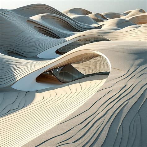 Premium Photo Desert Architecture Conceptbuilding Concept