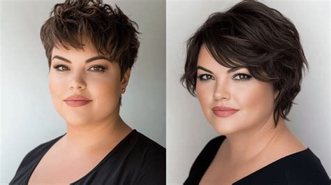 Flattering Short Haircuts For Plus Size Women