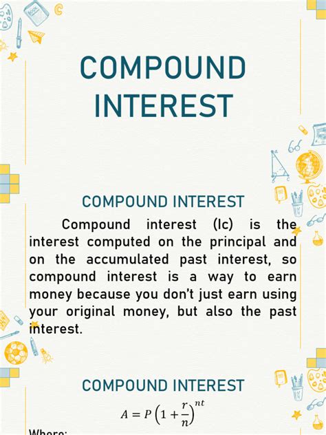 Genmath Q2 Ppt 2 Compound Interest Pdf