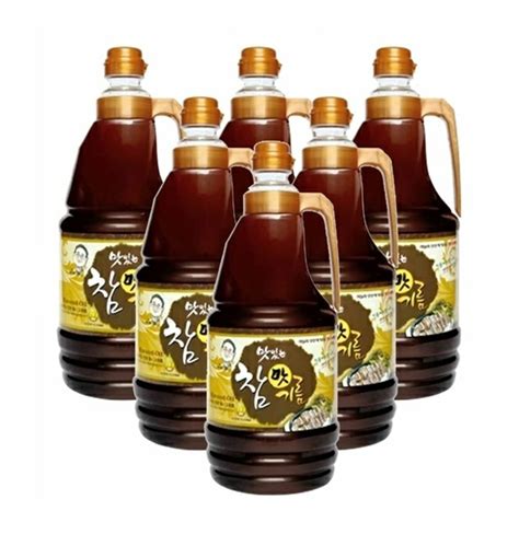 [대용량 식당용 향미유]맛있는 참맛기름 1 8l 6개 티몬