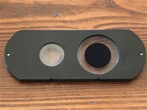 Zeiss Microscope Darkfield Diffuser Slider 30mm W X 455mm Thick