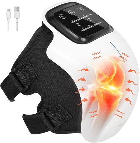 Medcursor Knee Massager With Heat Cordless Knee Massage With 3 Heating