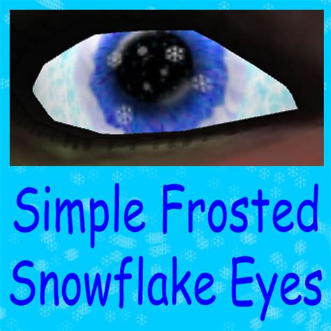 Second Life Marketplace Frosted Snowflake Eyes