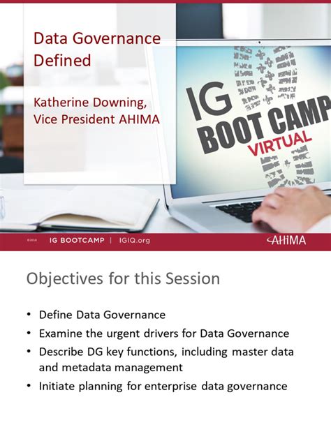 Ahima Presentation Pdf Data Metadata
