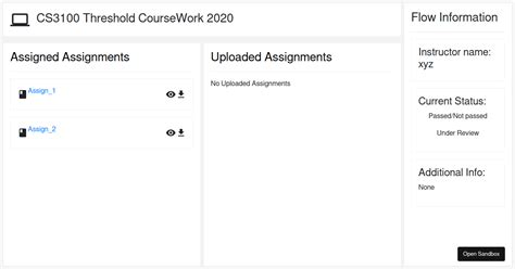 Assessment Codesandbox