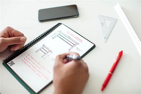 Customer Reviews Rocketbook Fusion Smart Reusable Notebook 7 Page Styles 6 X 8 8 Deep Space