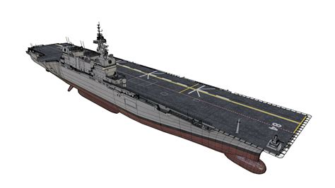 Jmsdf Aircraft Carrier Ddh 184 Kaga Superhive Formerly Blender Market